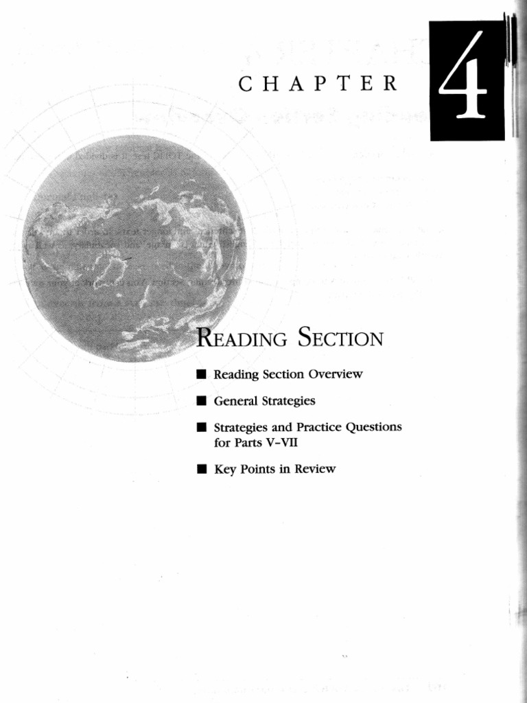 04 CHAPTER4 Reading Comprehension TOEIC | PDF | Verb | Adjective