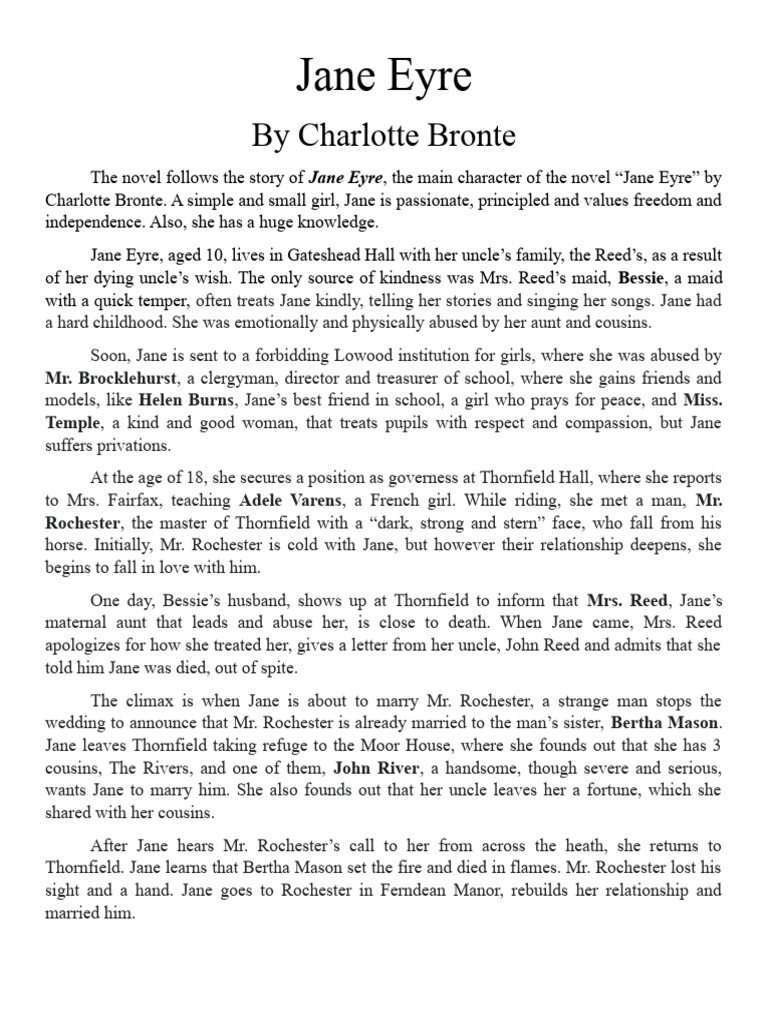 Jane Eyre | PDF | Jane Eyre | Novels