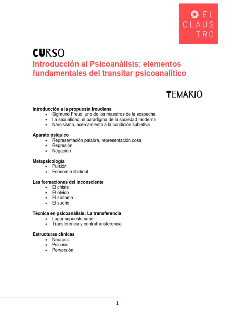 Elementos-Fundamentales Temario | PDF