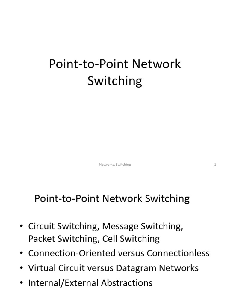 Point To Point Protocols | PDF | Packet Switching | Computer Network