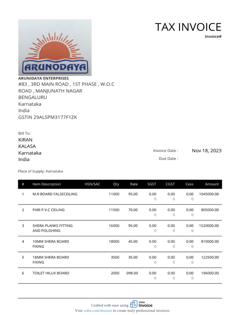 Invoice | PDF | Government | Sales
