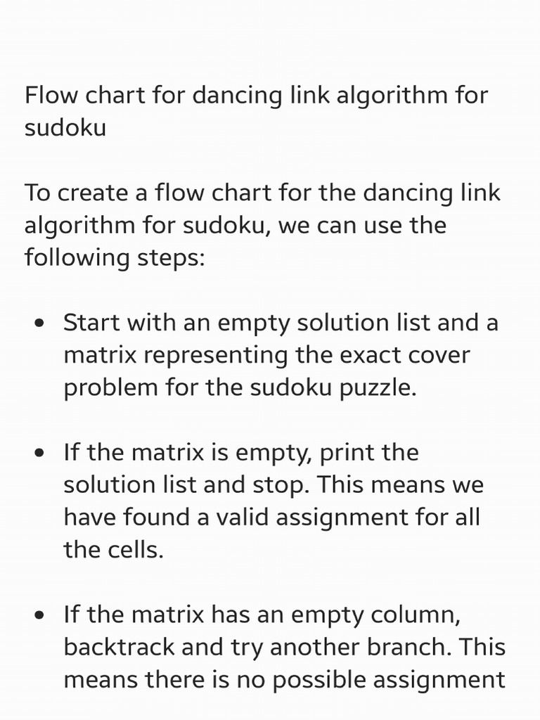Dancing Link Flowchart - 240111 - 005613 | PDF