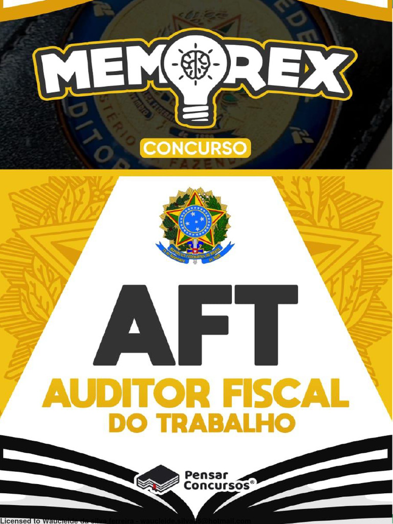 MEMOREX AFT (Auditor Fiscal Do Trabalho) - Rodada 05 | PDF | Pronome | Microsoft Excel