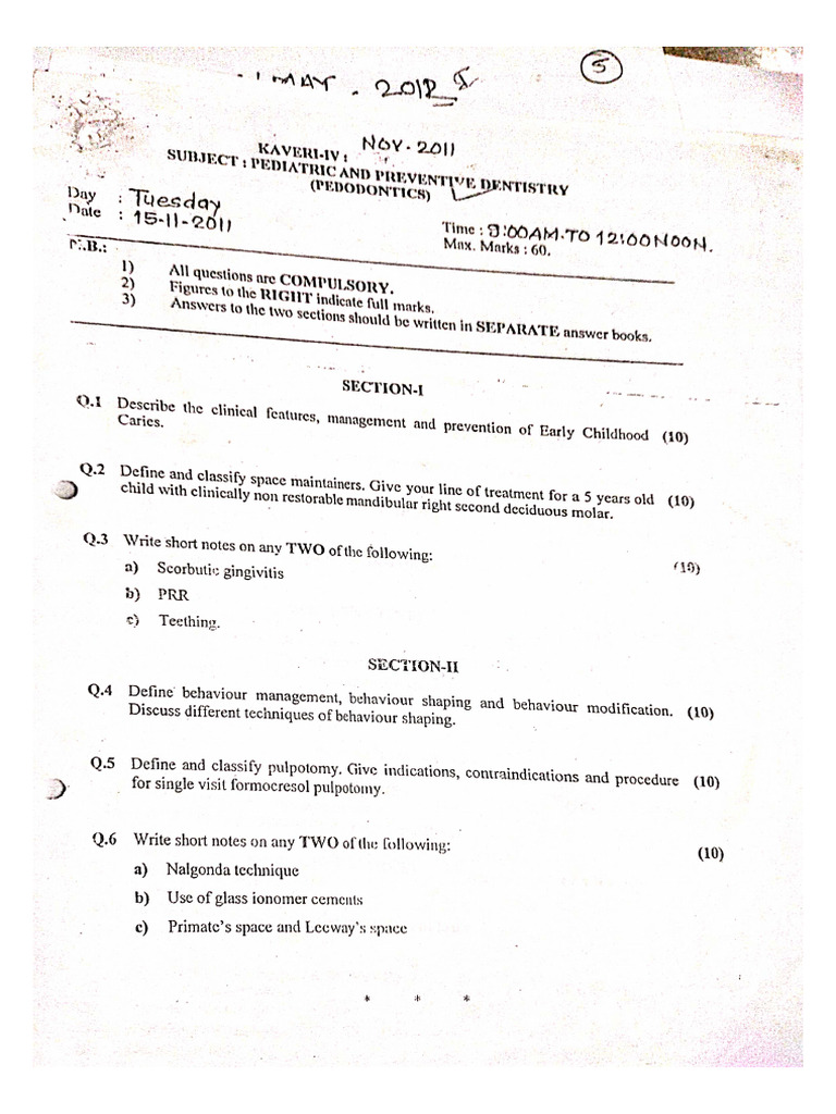 Pedo Previous Paper | PDF