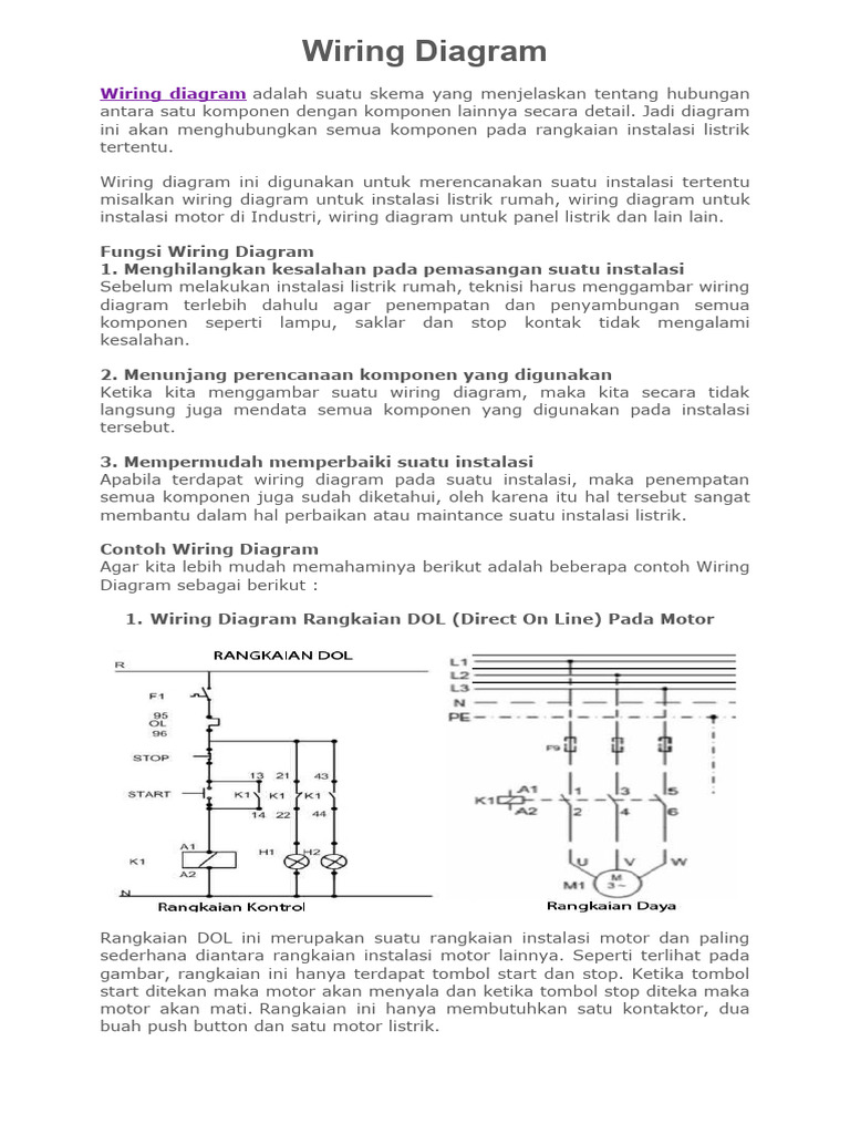 Panduan Wiring Diagram Listrik | PDF