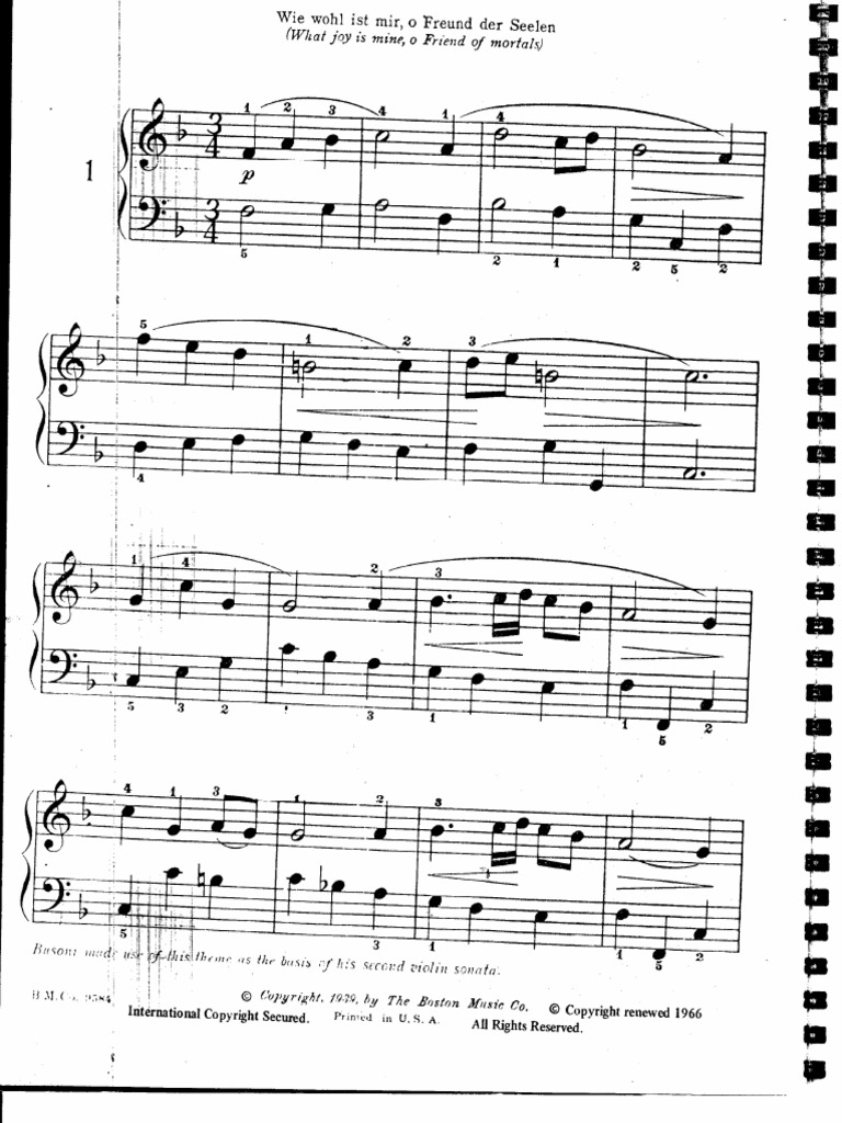 Ana Magdalena Note Book-The Boston Music Co-1939 | PDF