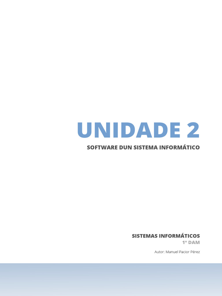 UD2 - Software Dun Sistema Informático | PDF