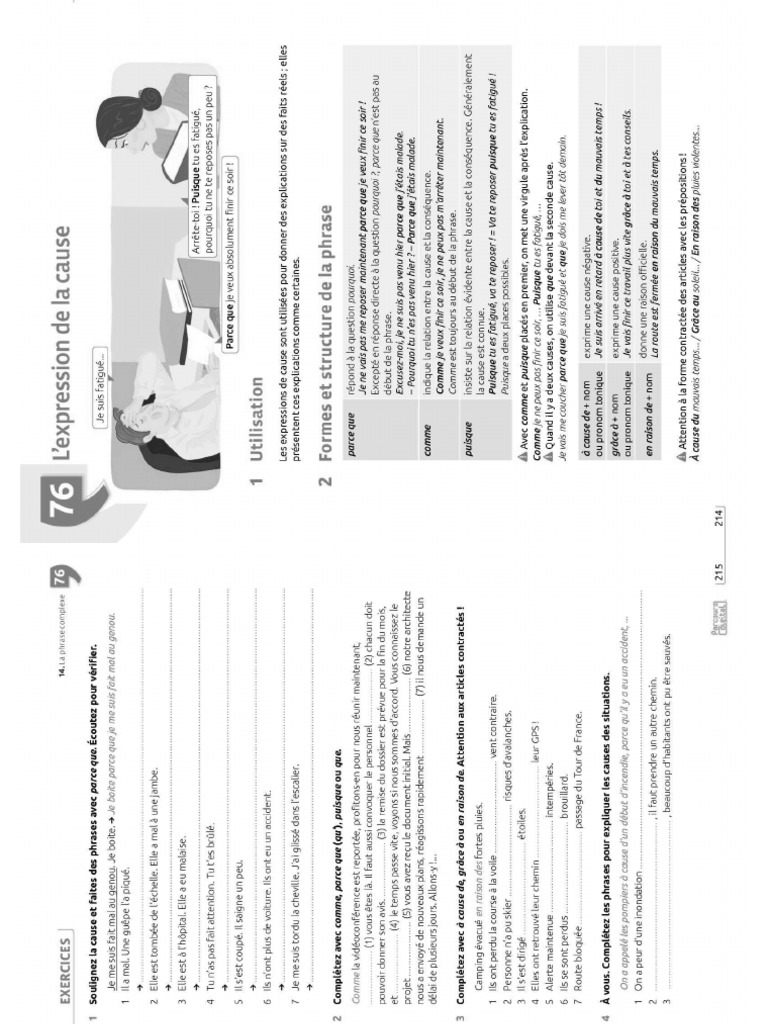 La Cause Et La Consequence | PDF