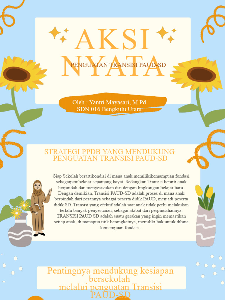 Aksi Nyata Strategi PPDB Yang Mendukung Penguatan Transisi Paud-Sd | PDF Aksi Nyata Strategi PPDB Yang Mendukung Penguatan Transisi Paud-Sd | PDF