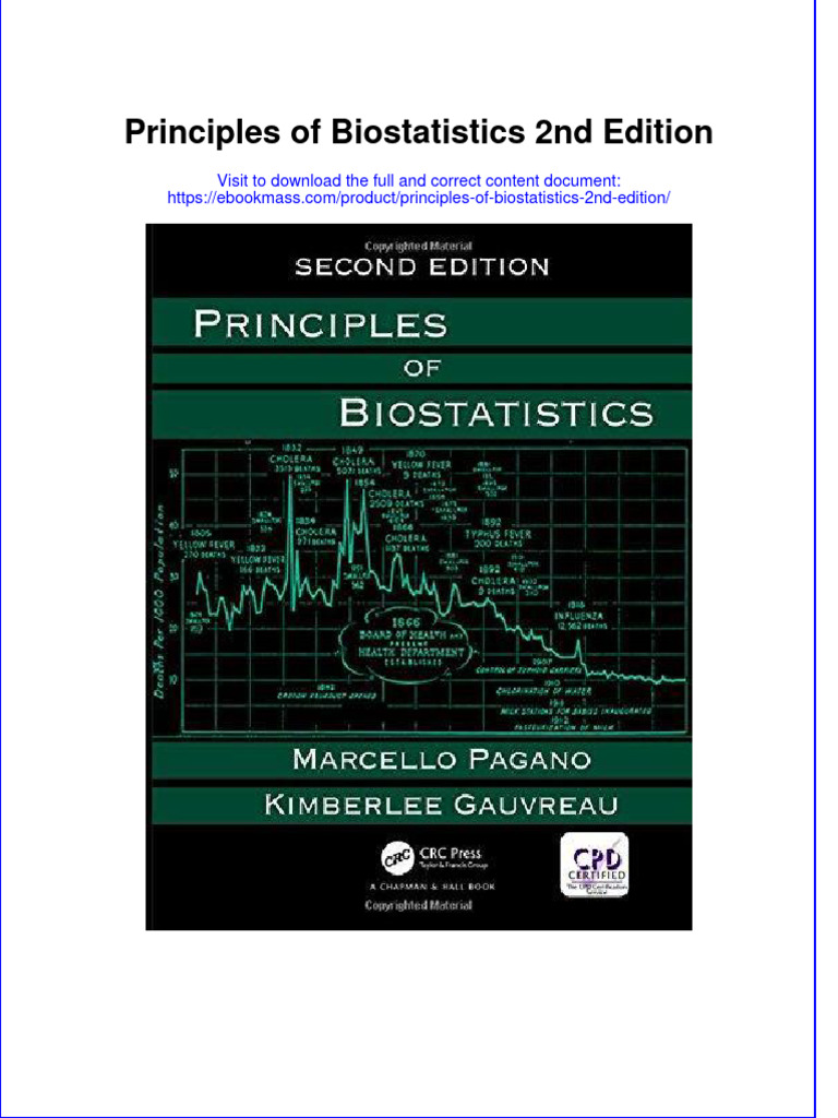 Principles of Biostatistics 2nd Edition | PDF