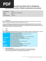 Radio Voice Procedure TRG 441 | PDF | Human Communication | Service ...