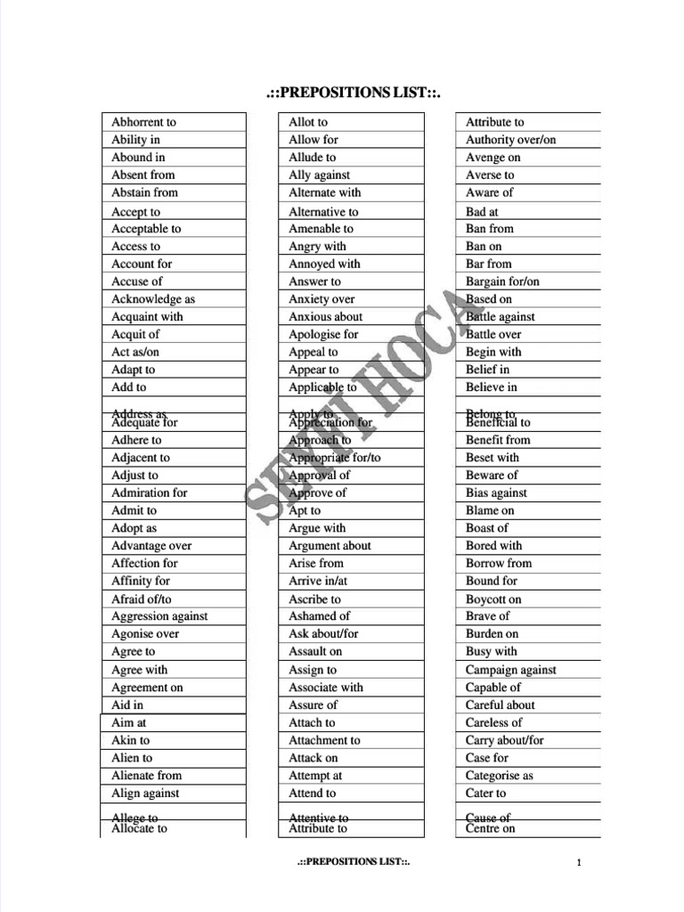 PDF Bound Preposition Compress | PDF