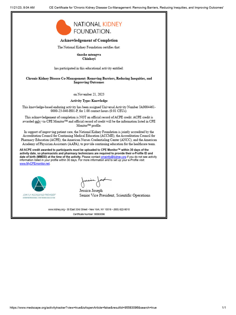 certificate 2 | PDF | Pharmacy | Pharmacist