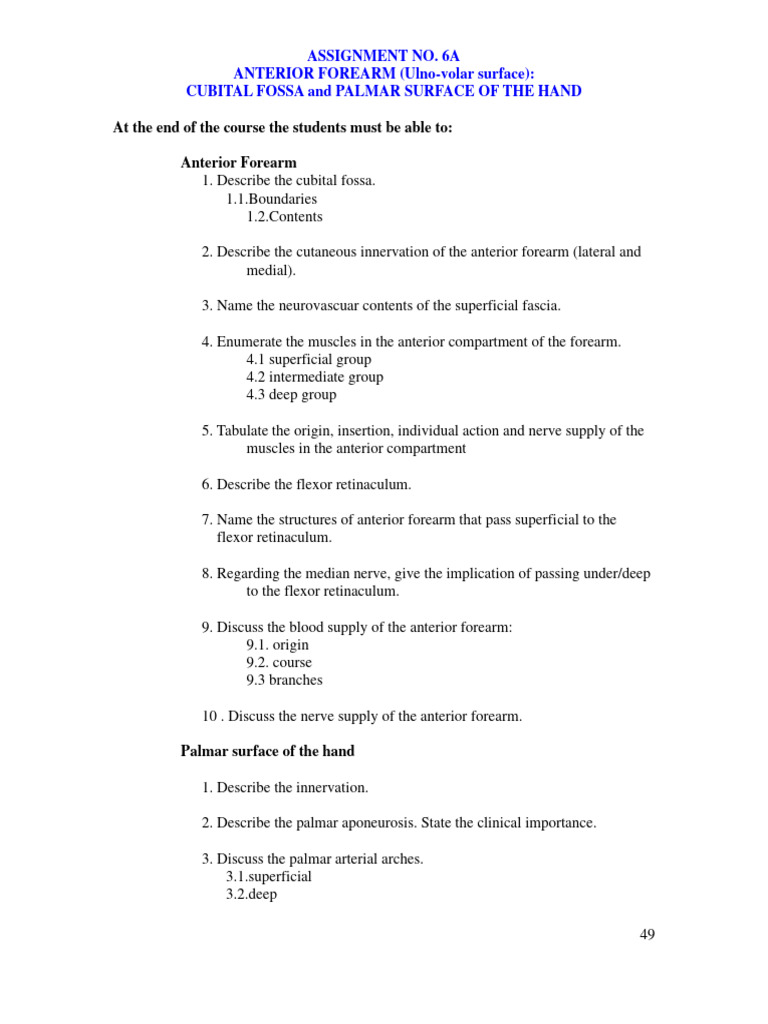 LAB Forearm and Hand | PDF | Thumb | Hand