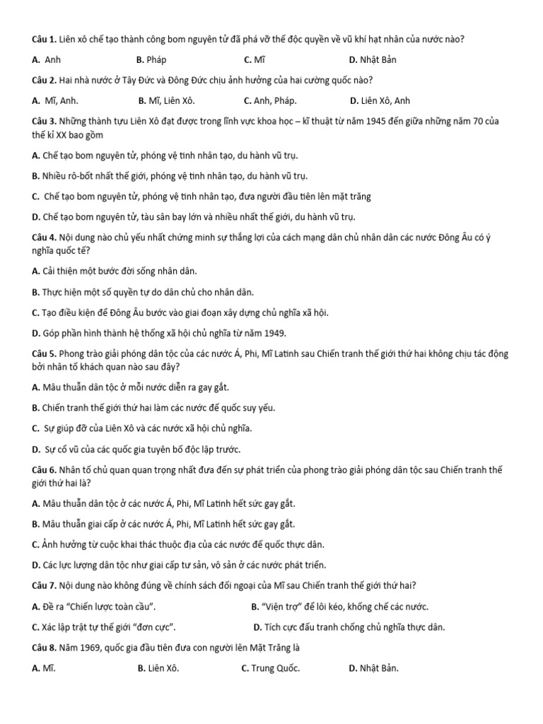 GHKI Lịch sử 9 | PDF