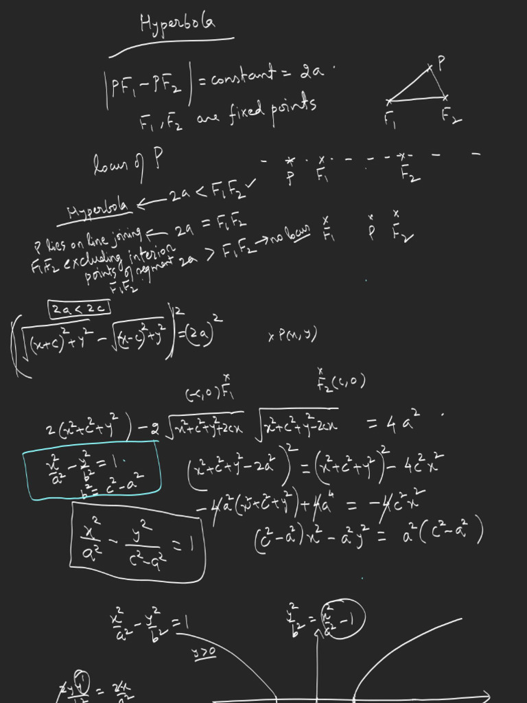 Hyperbola - L-01 (Class Notes) | PDF Hyperbola - L-01 (Class Notes) | PDF
