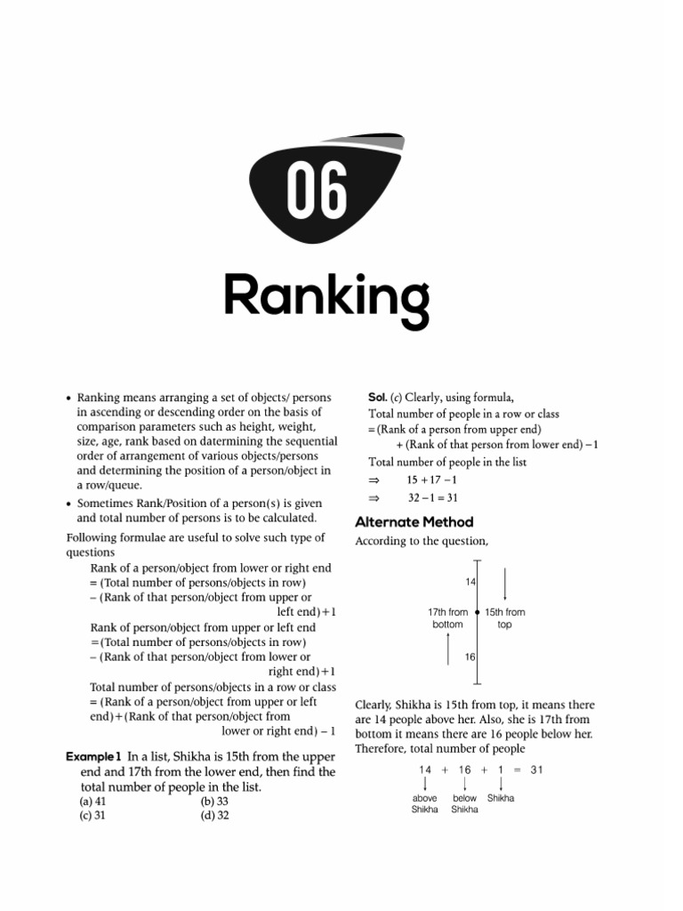 Ranking | PDF