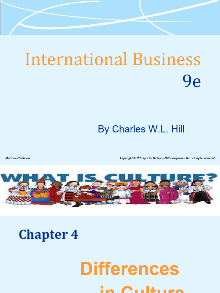 Chap004-Differences in Culture | PDF | Social Stratification | Confucianism