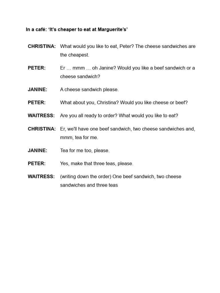 Conversation Practice | PDF