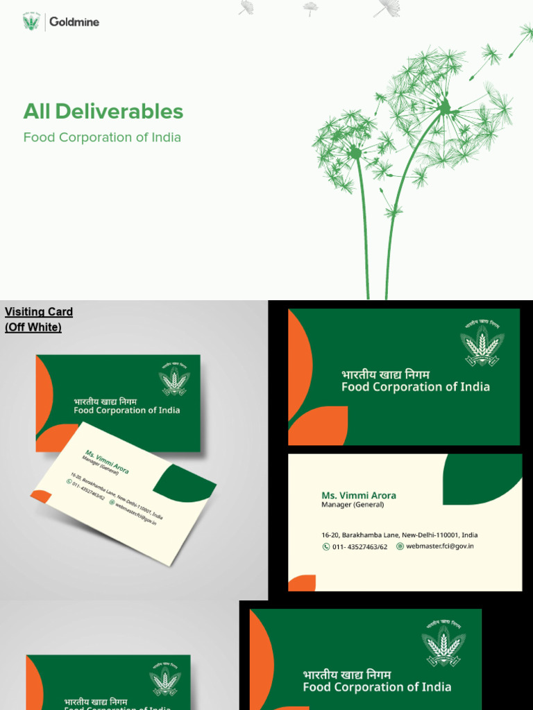 FCI - All Deliverables in One - 6 Dec 23 | PDF