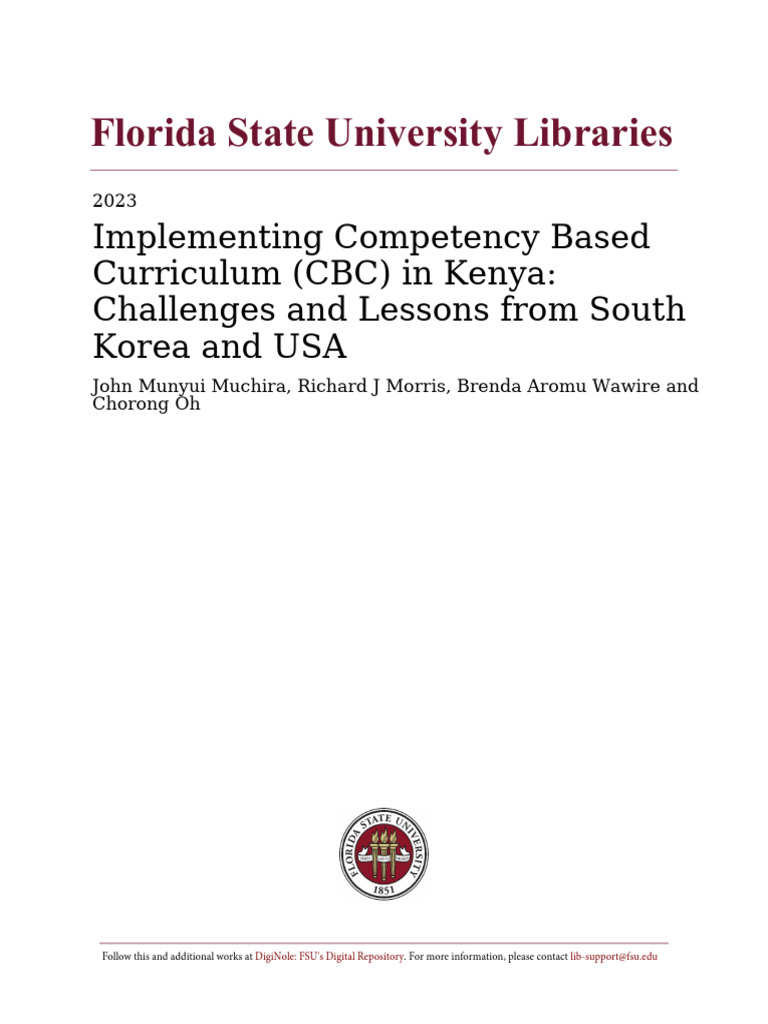 CBC Report 3 | PDF | Curriculum | Pedagogy