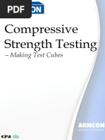 Concrete Cube Sampling and Testing Guide | PDF | Concrete | Water