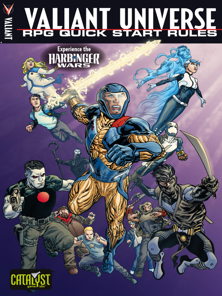 Valiant Universe RPG Quick-Start Guide | PDF | Role Playing Games | Gaming