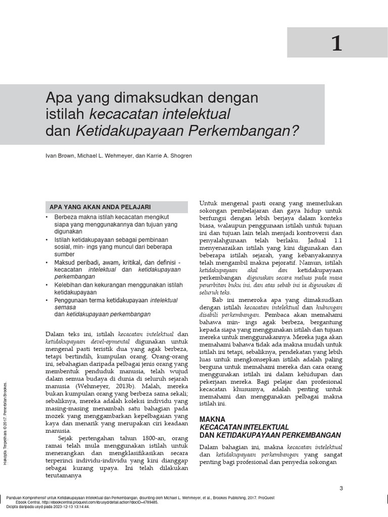 CH 1 IDD - Malay | PDF