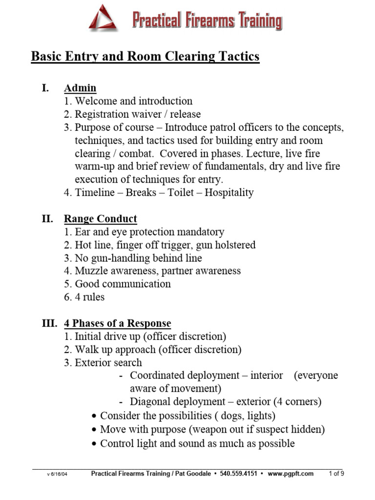 Practical Firearms Training | PDF | Firearms