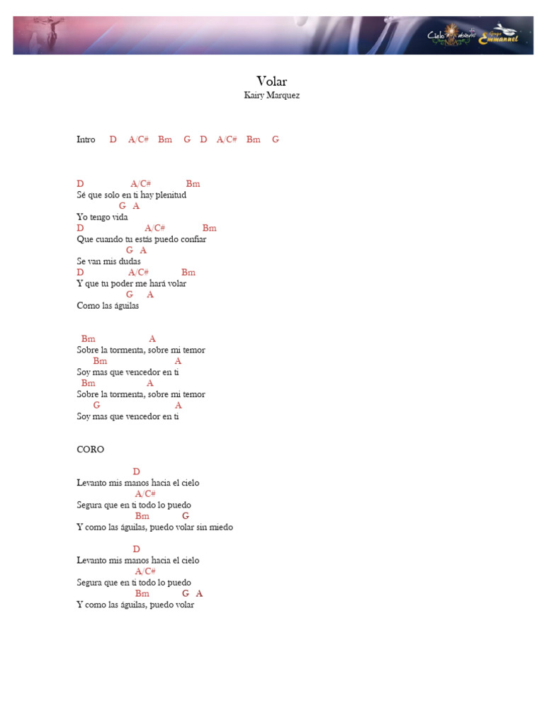 Acordes Volar | PDF