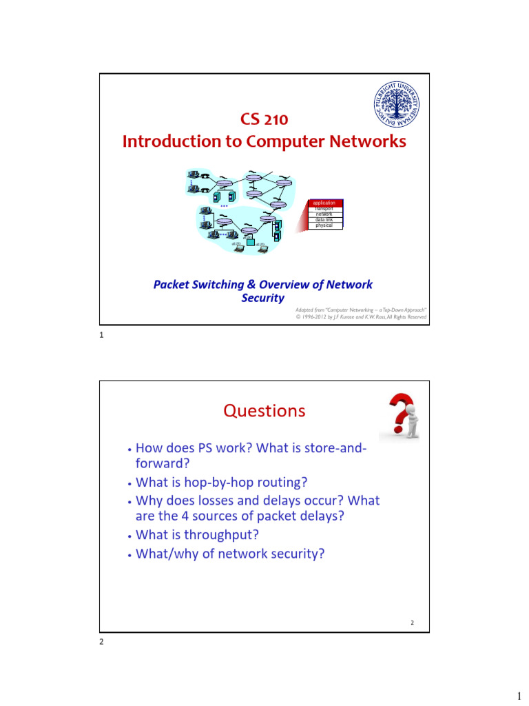 04 - PS & NetSec | PDF | Computer Network | Denial Of Service Attack