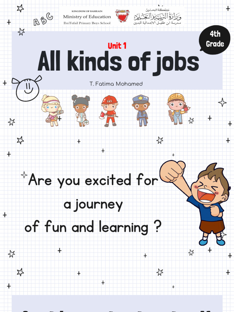 All Kinds of Jobs Lesson 1 | PDF