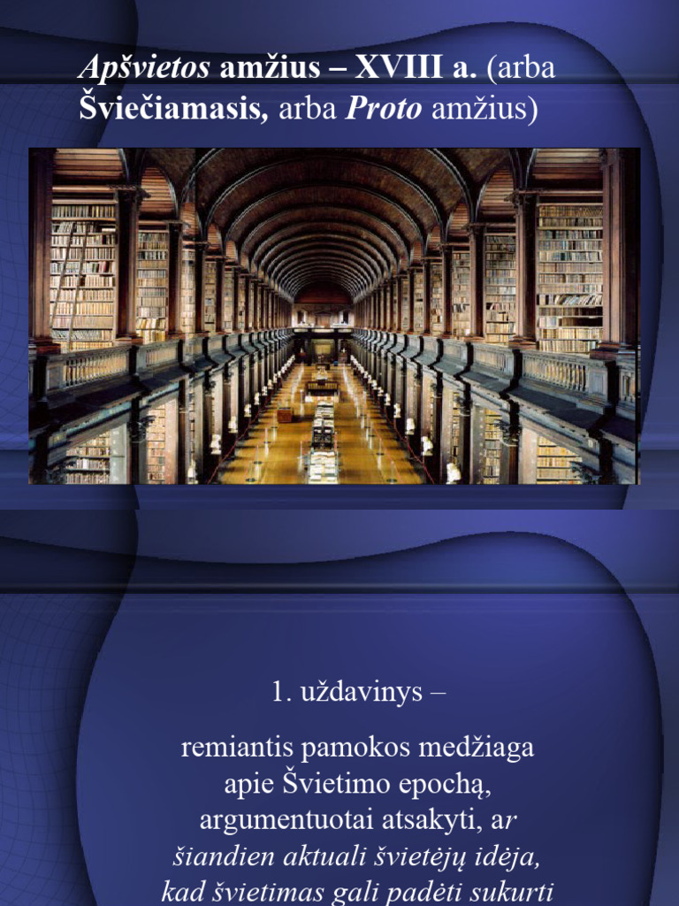 Svietimo Epocha | PDF