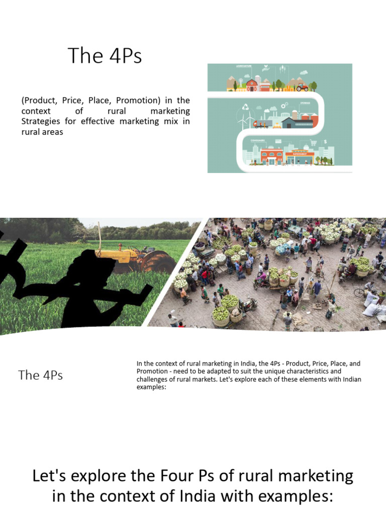 The 4Ps of Rural Marketing | PDF | Pricing | Marketing