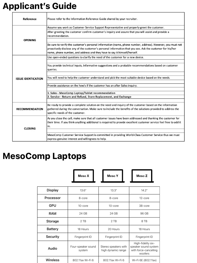 MesoComp Education Pricing Guide | PDF