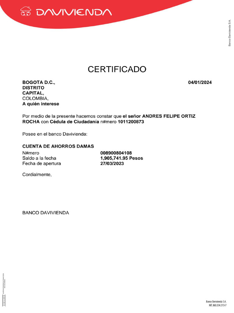 Certifica Do | PDF