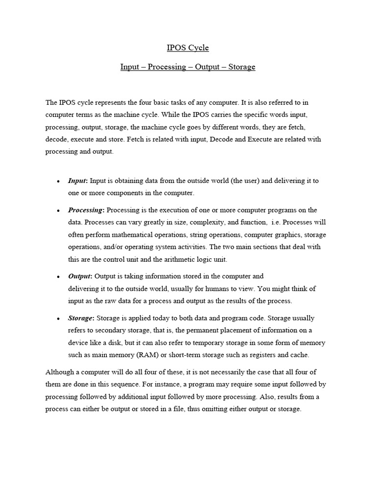 H.C.C.S - IPOS Cycle | PDF