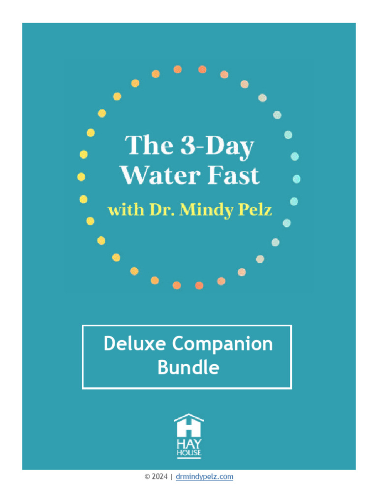 3-Day_Water_Fast_Deluxe_Companion_Bundle | PDF | Teaspoon | Fat
