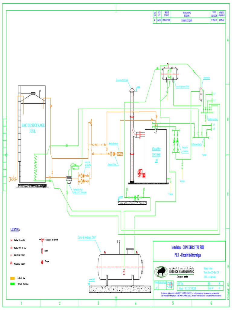 Schema D'nstalation Chaudiére TPC 5000 TANGER T | PDF Schema D'nstalation Chaudiére TPC 5000 TANGER T | PDF