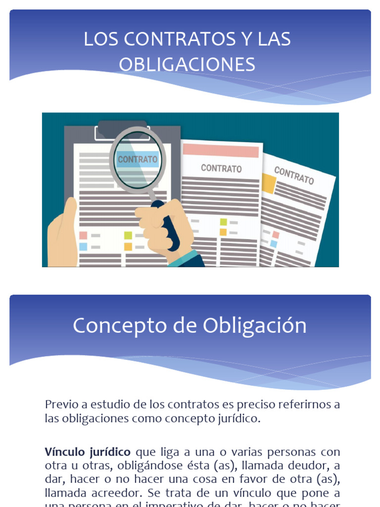 Presentación 1 Unidad 2_Los contratos y las obligaciones | PDF | Ley ... Presentación 1 Unidad 2_Los contratos y las obligaciones | PDF | Ley ...