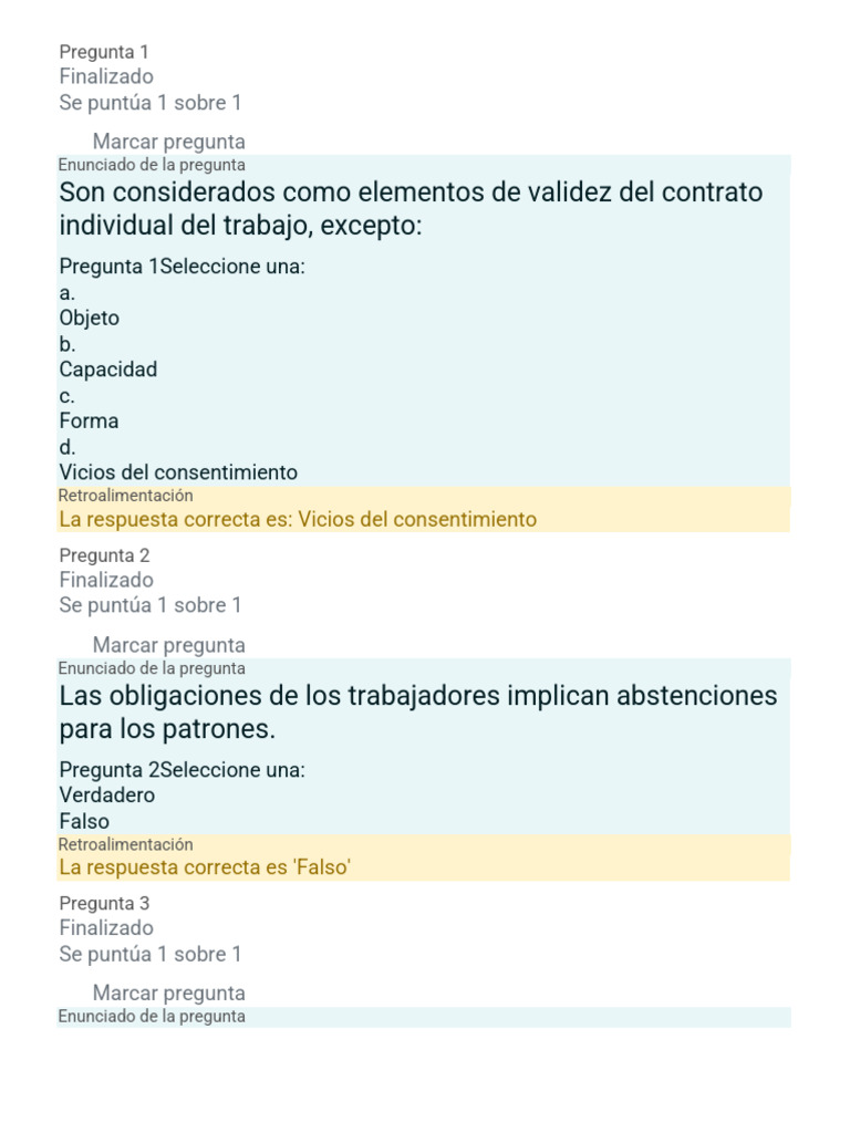 Examen Marco Legal Laboral | PDF | Derecho laboral | Salario