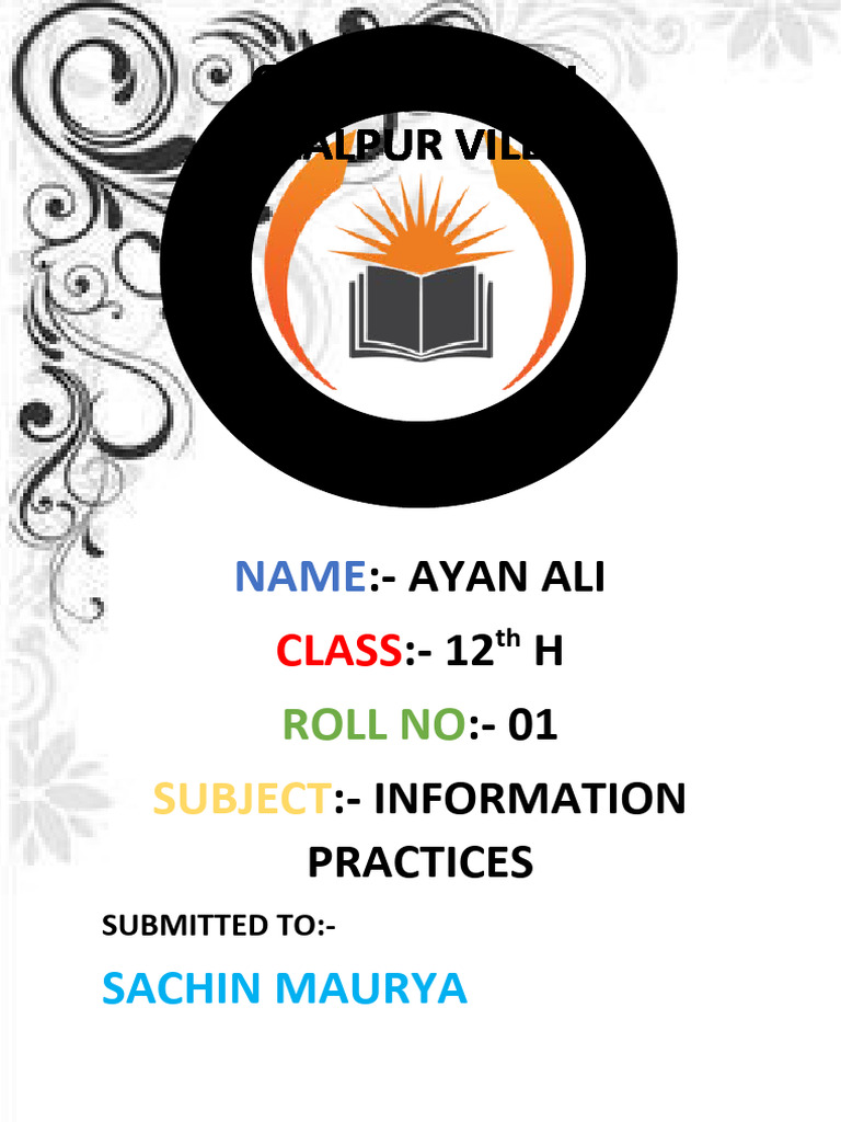 Ip Practical File | PDF | Computing | Software Engineering
