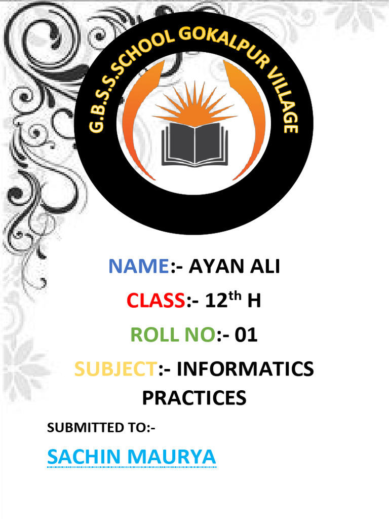 IP PRACTICAL FILE | PDF | Software Engineering | Computer Data