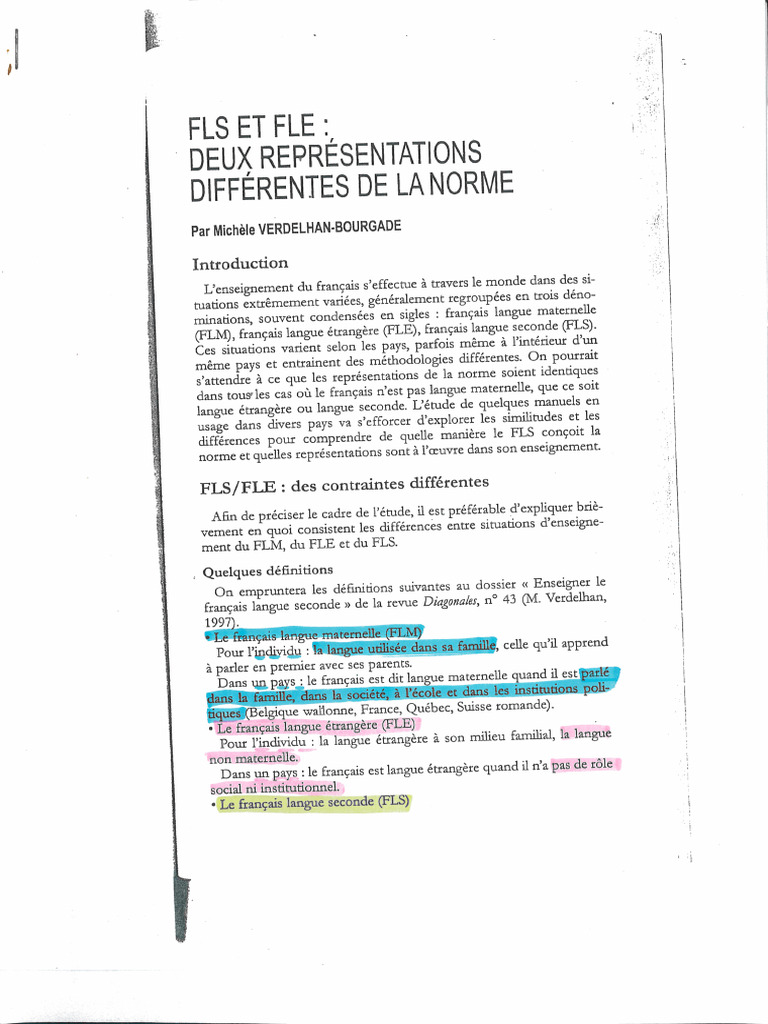 FLS Et FLE | PDF
