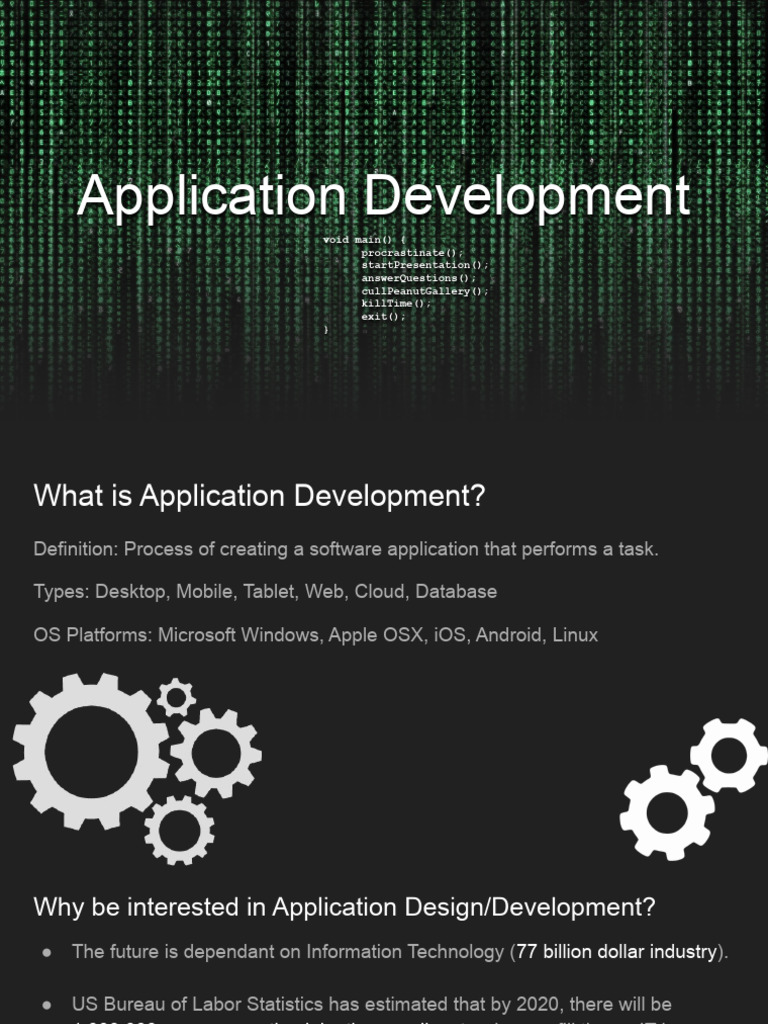 Application Development | PDF | Websites | Dynamic Web Page