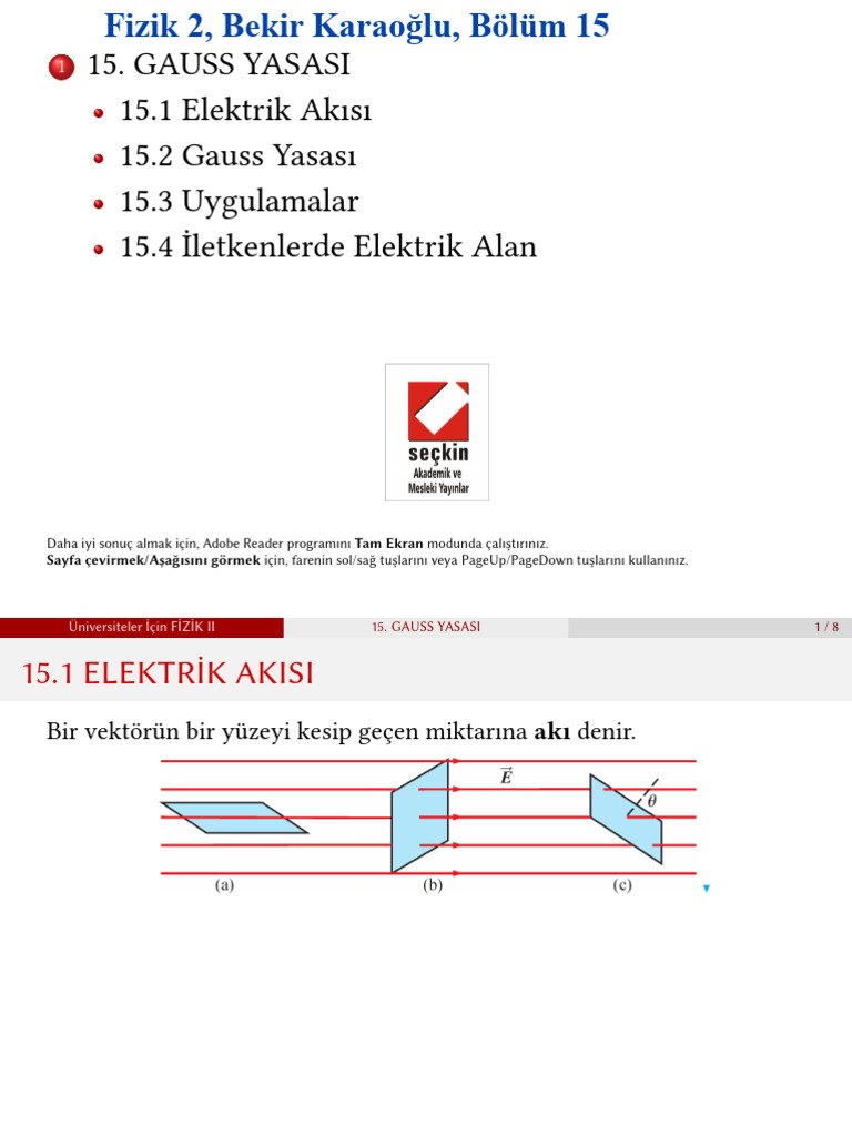 Fizik2 15 Gauss | PDF