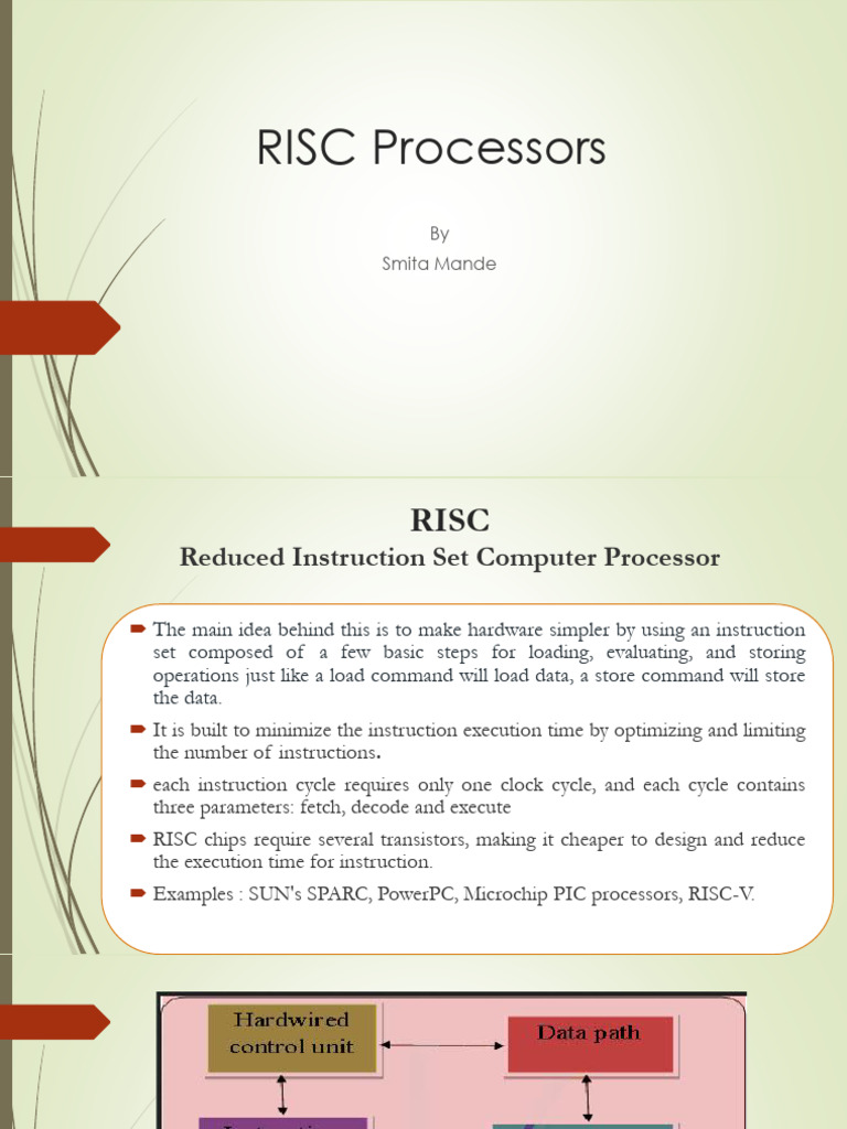 UNIT 3 - RISC Processors | PDF
