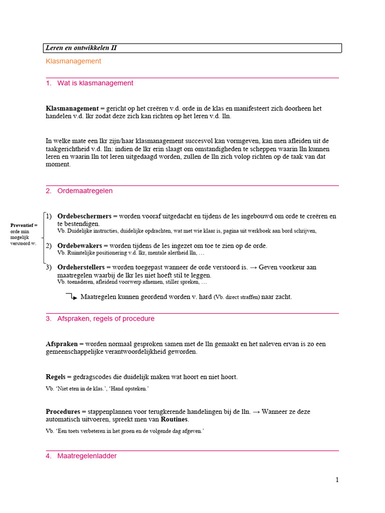 Leren en Ontwikkelen II | PDF