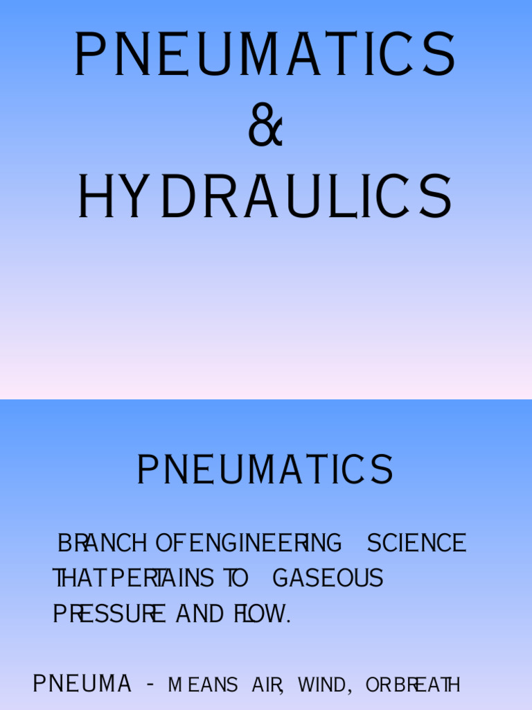 Pneumatics Hydraulics | PDF | Valve | Actuator