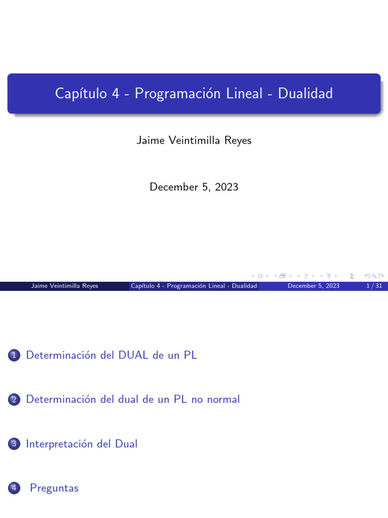 Dualidad | PDF | Programación lineal | Chocolate